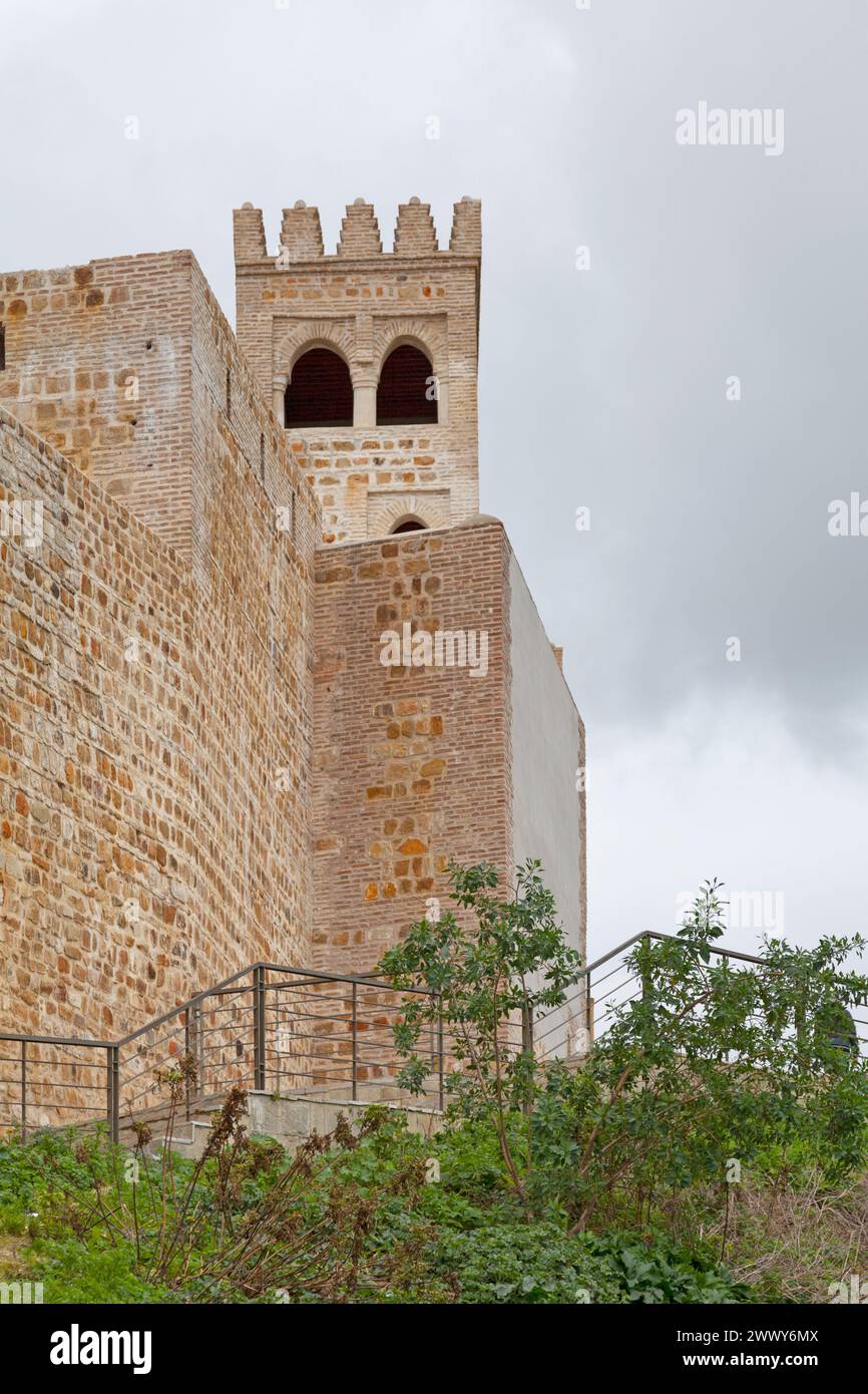 Wall of Tangier a overlooking the port from the hill Stock Photo - Alamy