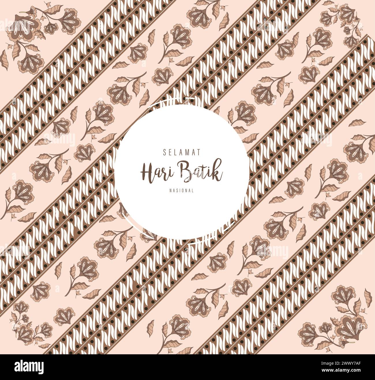 Traditional Batik Pattern from Indonesia Vector Illustration. Batik ...