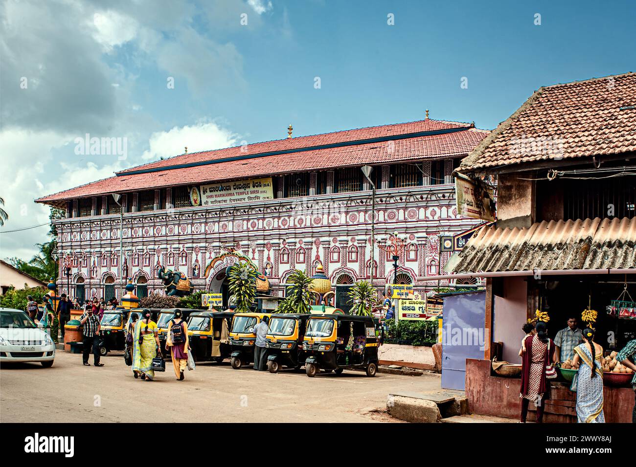 Marikamba temple sirsi india hi-res stock photography and images - Alamy