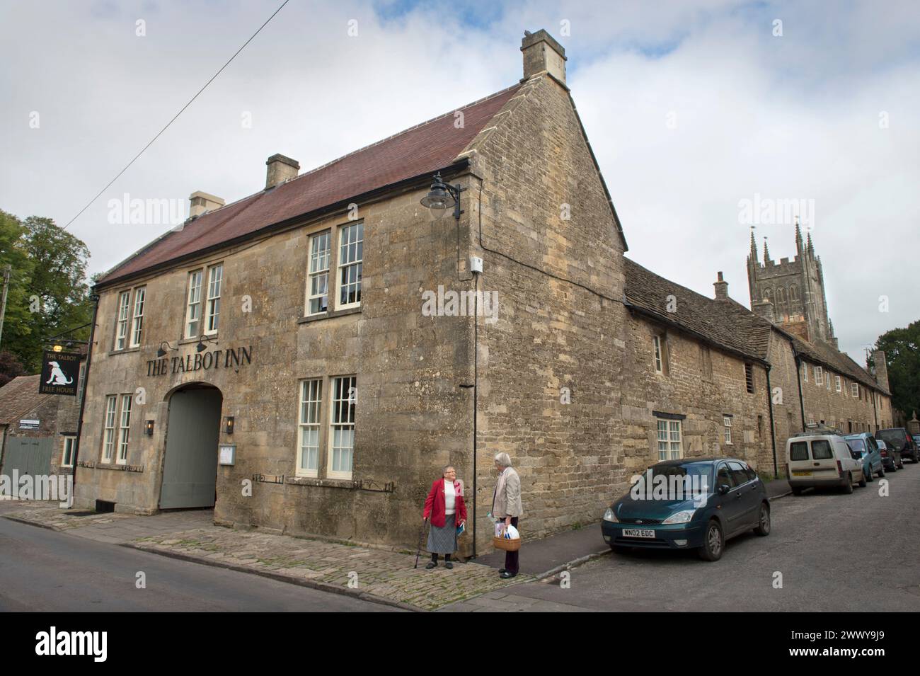 The Talbot Inn in Mells, Somerset UK Stock Photo - Alamy