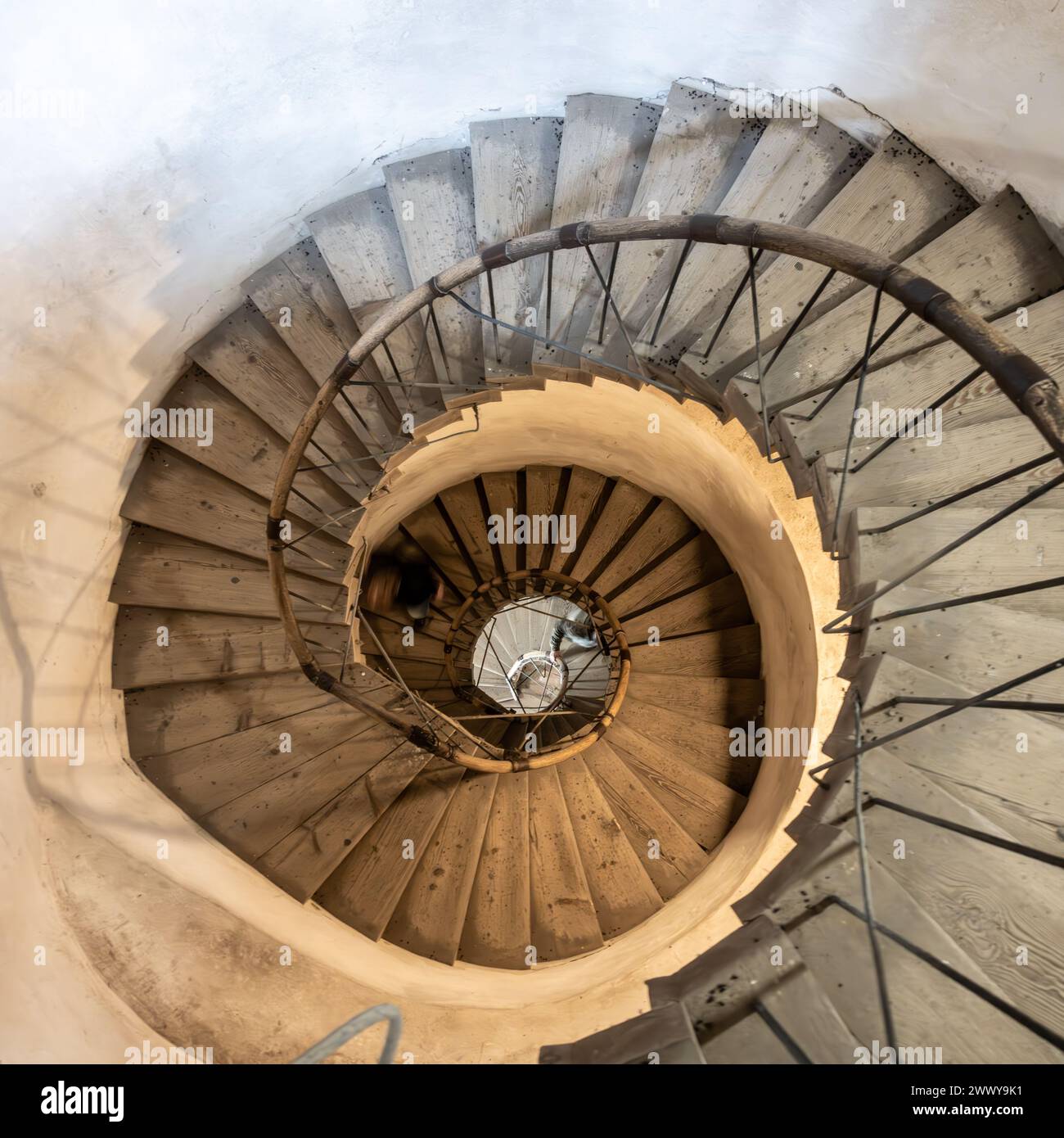 Descending Spiral Staircase