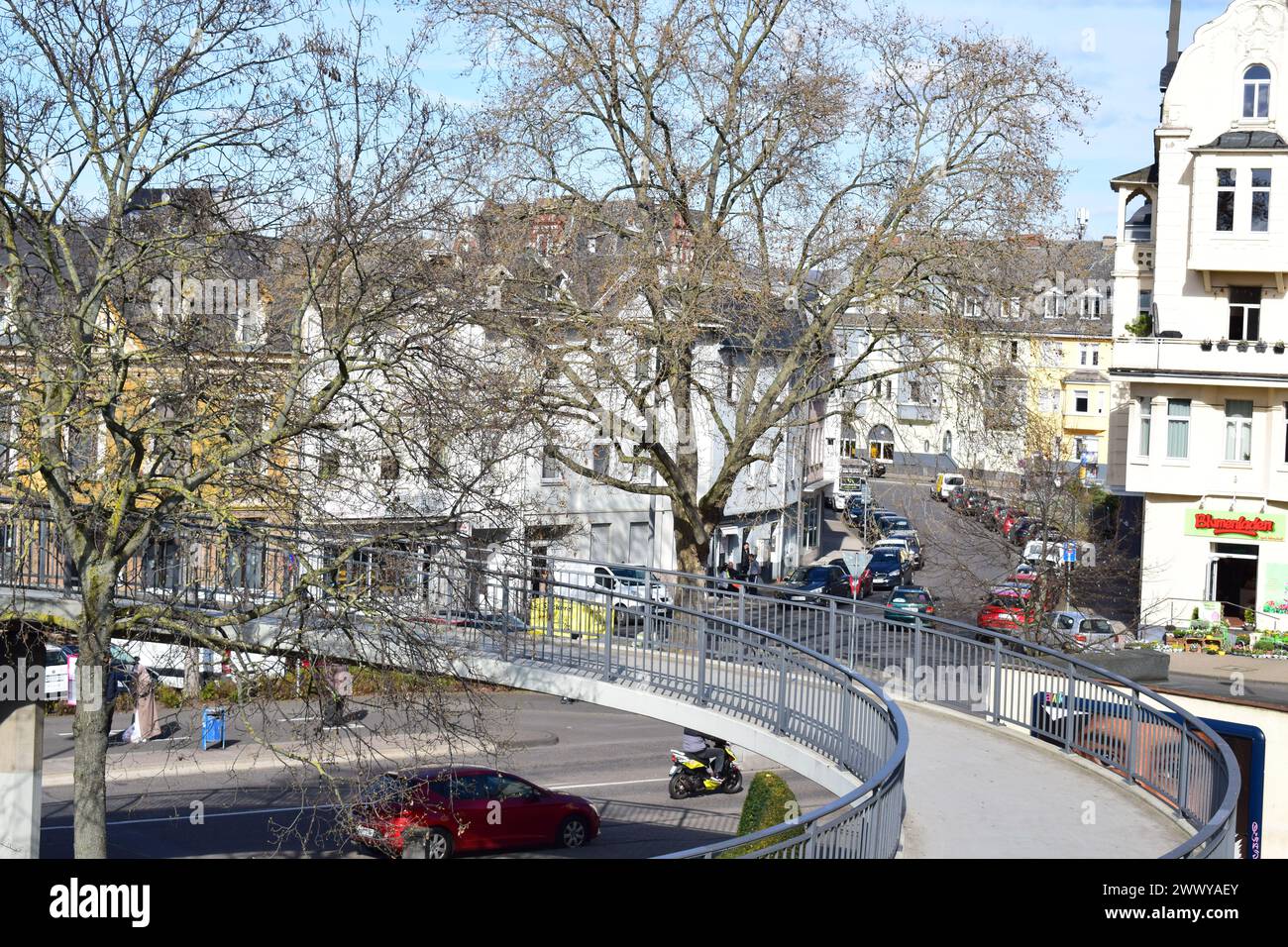 snail shaped pedestrian bridge Stock Photo - Alamy