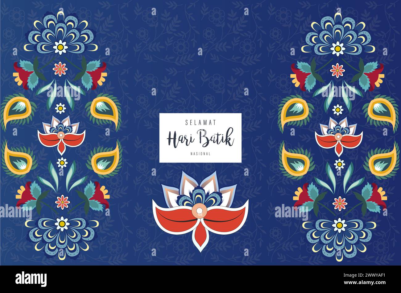 Traditional Batik Pattern from Indonesia Vector Illustration. Batik ...