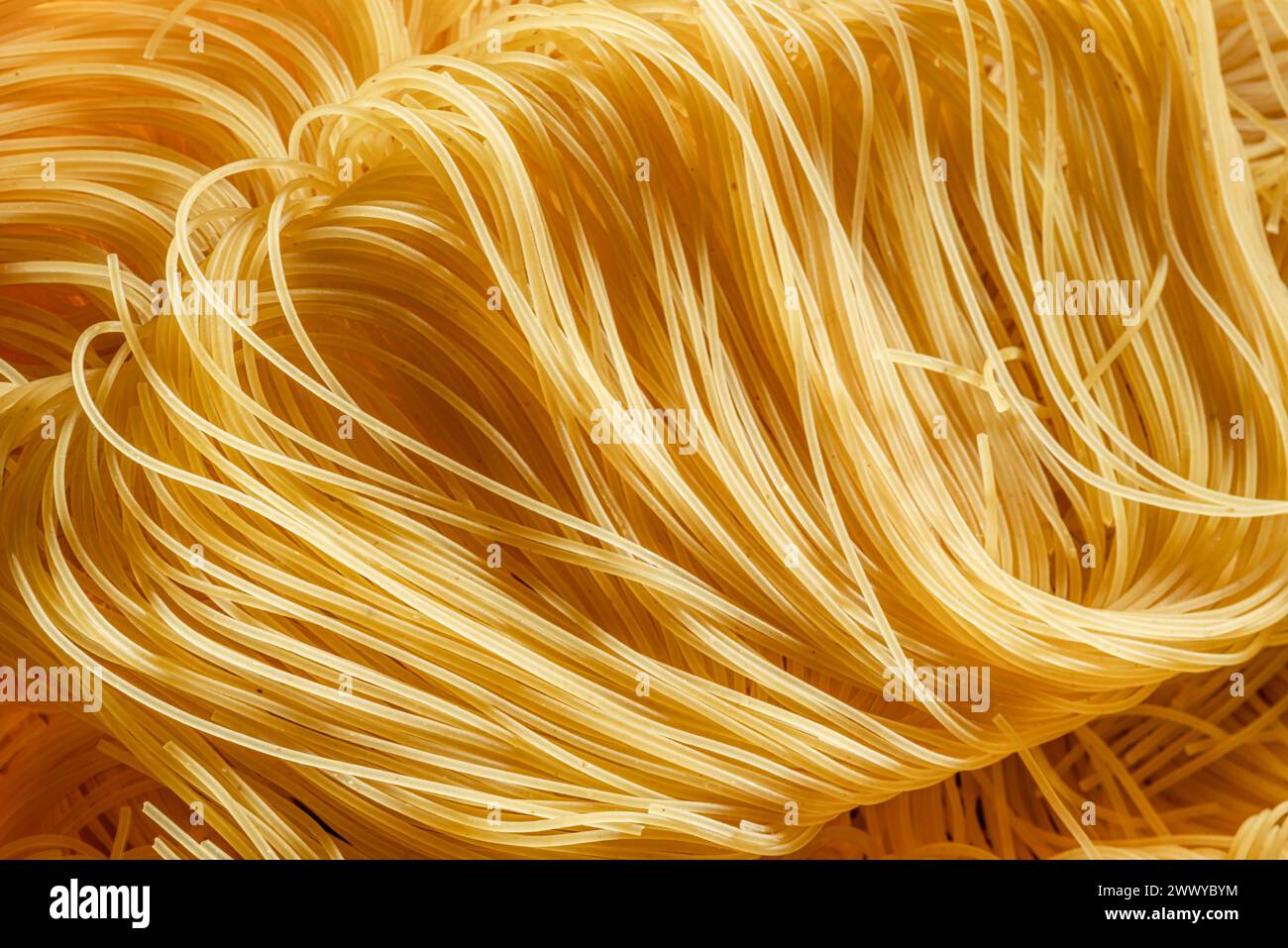 Italian pasta vermicelli close-up. Food background Stock Photo - Alamy