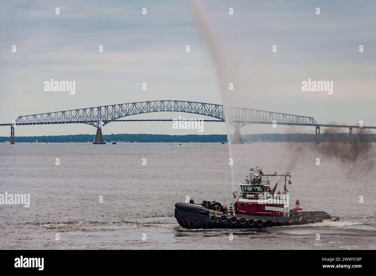 Remembering the Francis Scott Key Bridge, Baltimore Maryland USA Stock ...