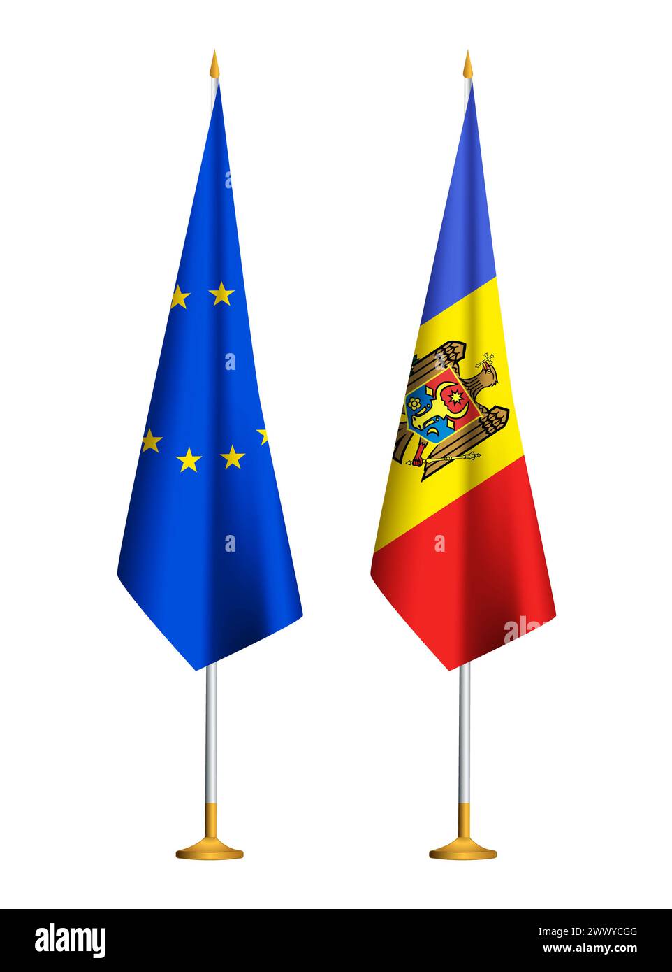 Flags of the european union member Cut Out Stock Images & Pictures - Alamy