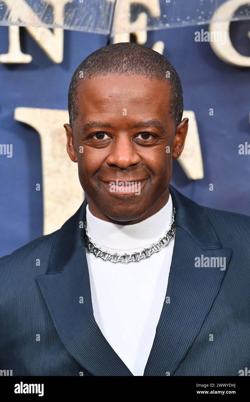 London, UK. 26 March 2024. Adrian Lester attends the world premiere of ...