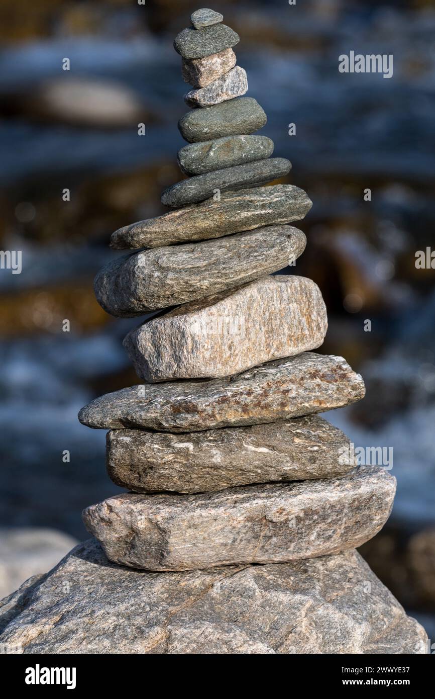 Stone crafted Elegance. Towering beauty. Abstract pyramid. Blurry ...