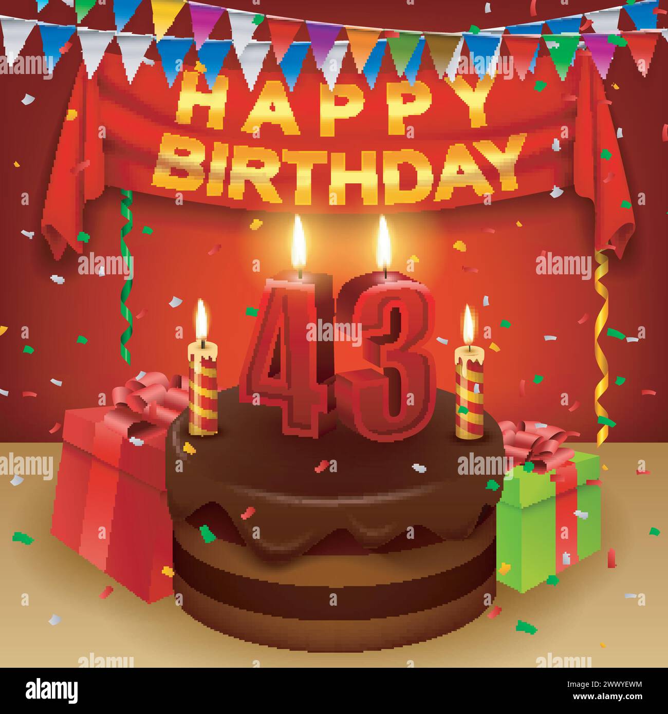 Forty third Stock Vector Images - Alamy