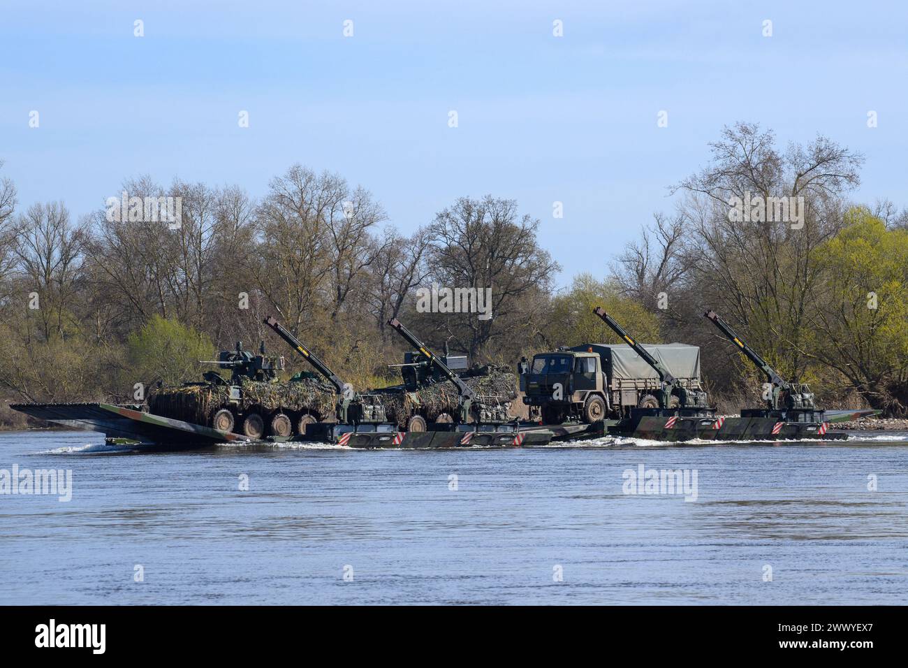 Storkau, Germany. 26th Mar, 2024. During the "Wettiner Schwert 2024 ...