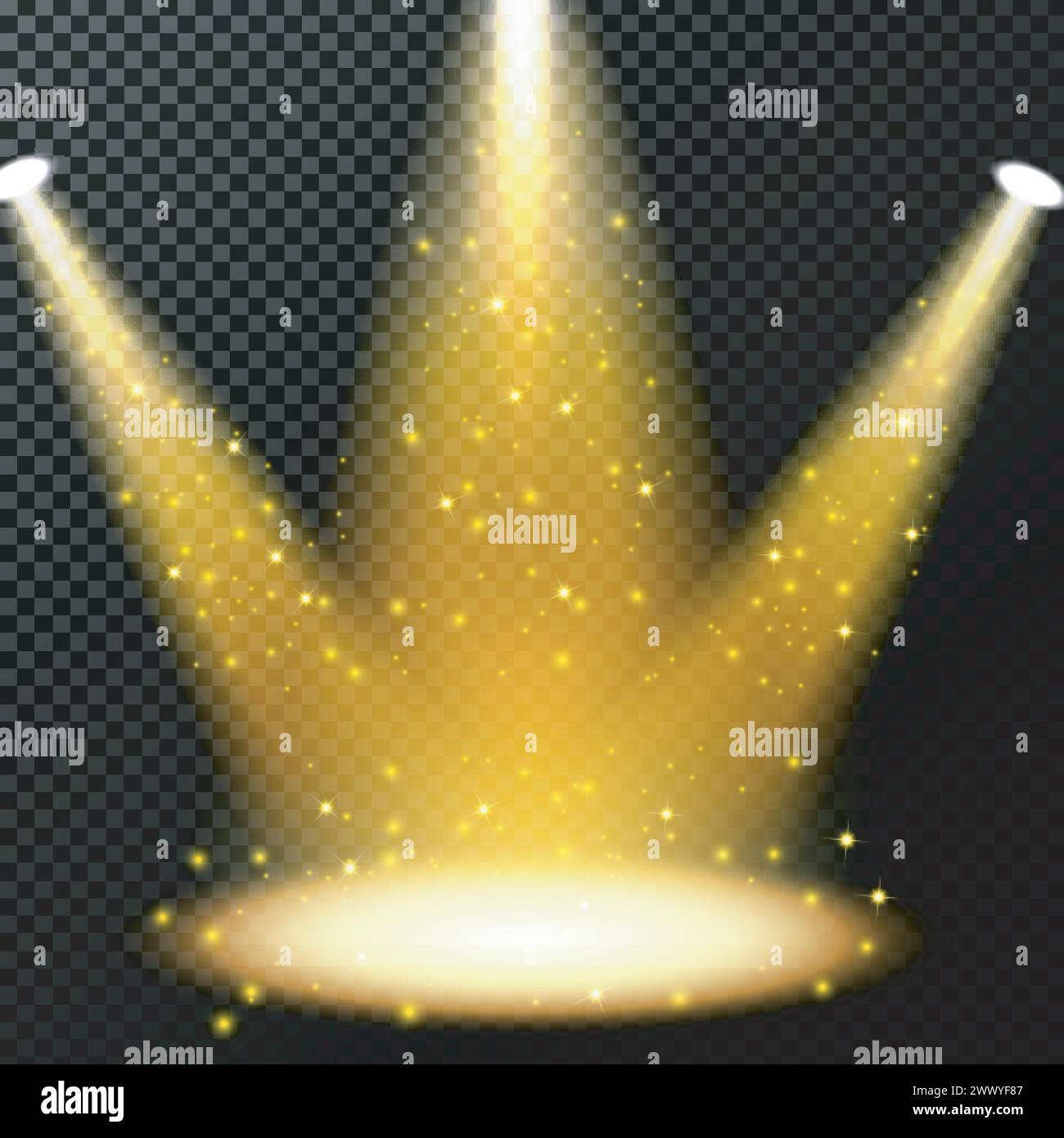 Gold sprinkler Stock Vector Images - Alamy