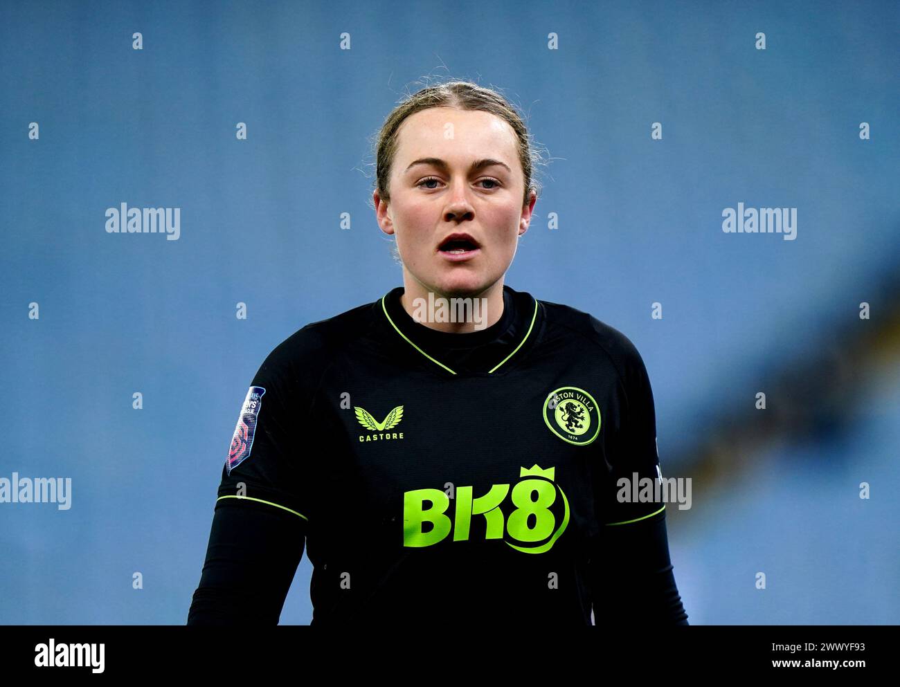 Aston Villa goalkeeper Anna Leat during the Barclays Women's Super ...