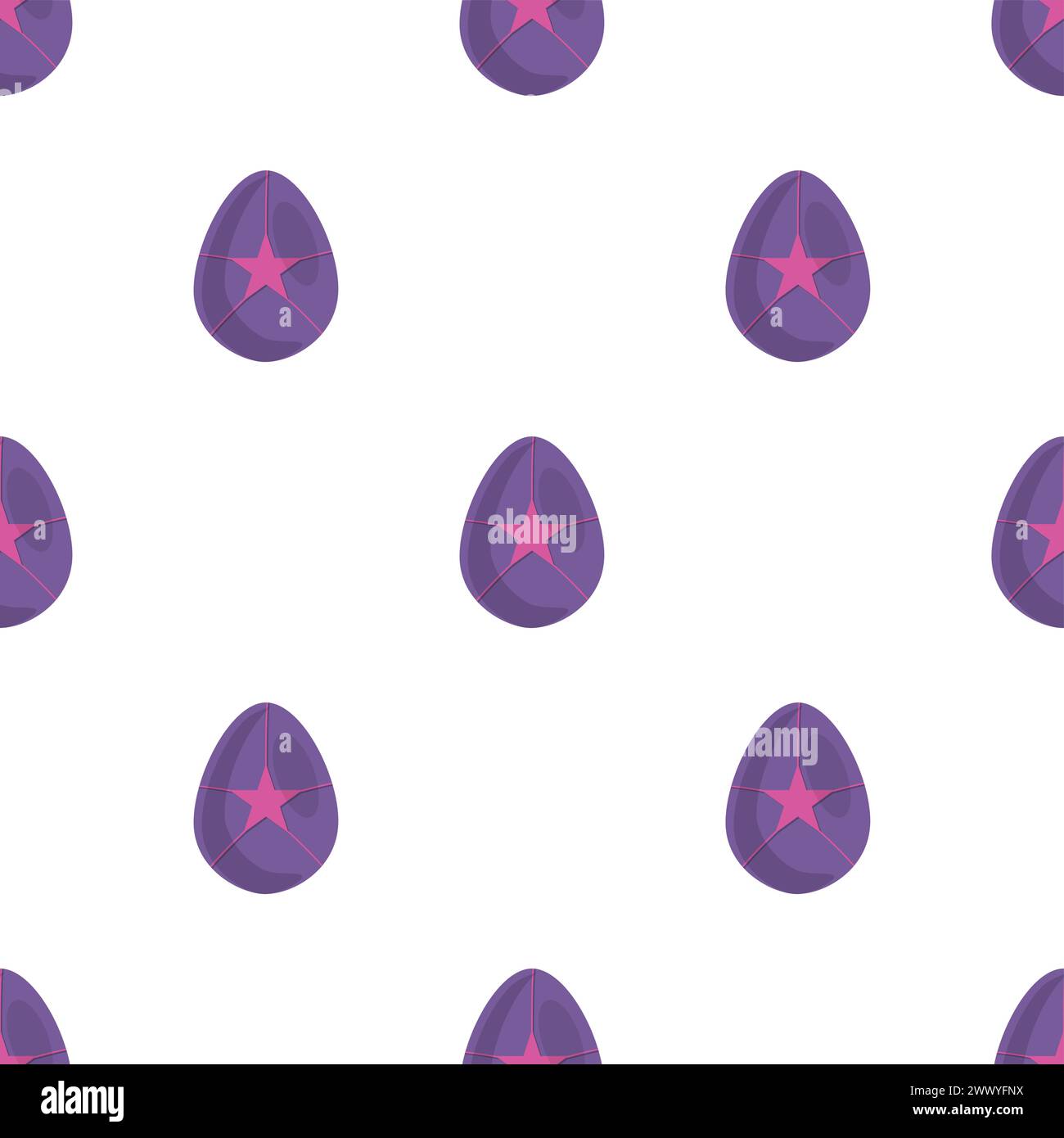 Illustration on theme seamless celebration holiday Easter with hunt ...