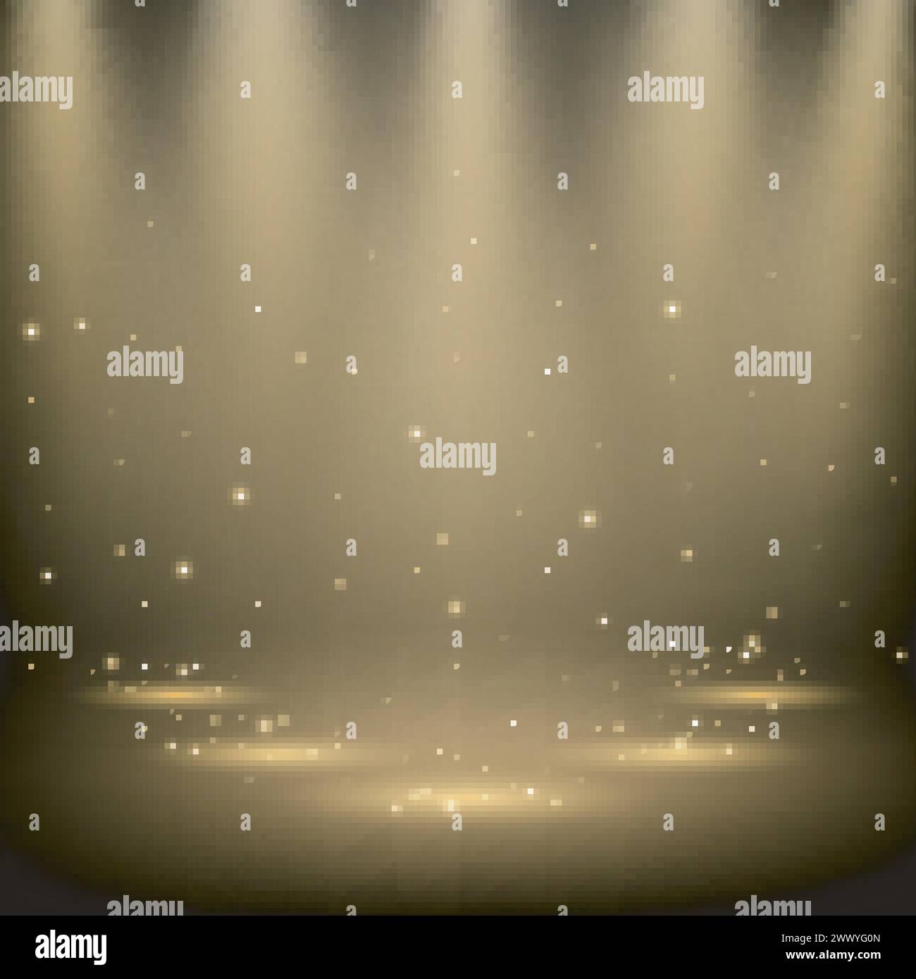 Elegant spotlights shining with sparkles, Vector Illustration Stock ...