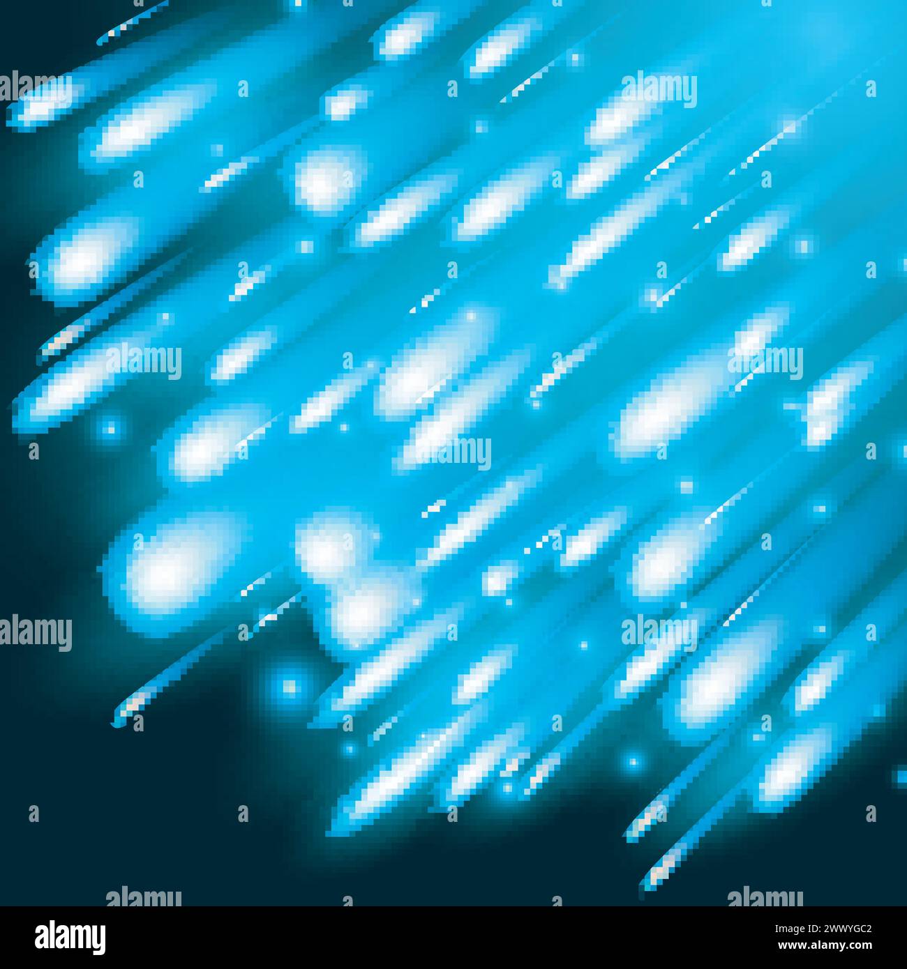 Blue meteor falling from the top background Stock Vector Image & Art ...