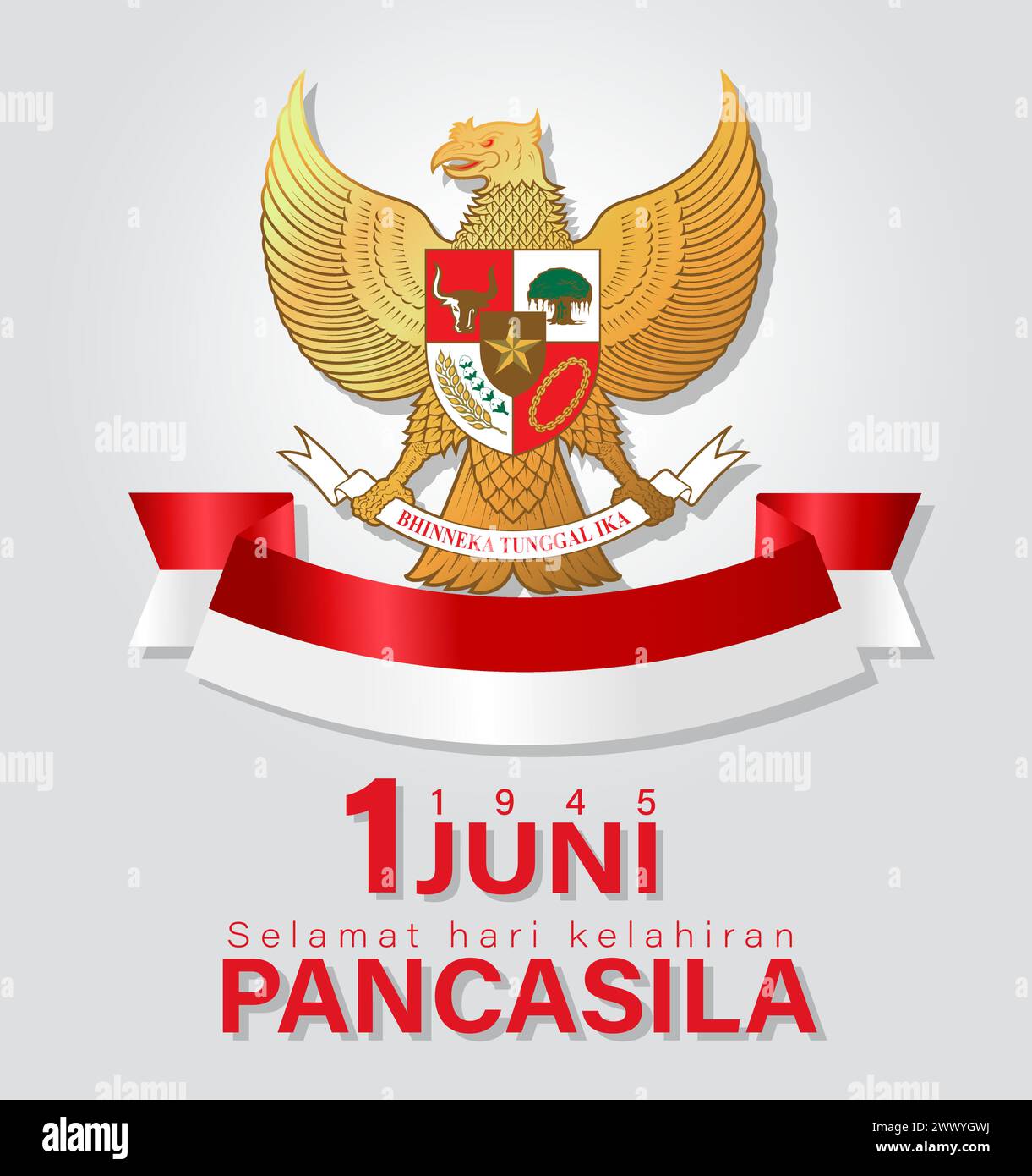 Selamat Hari Lahir Pancasila Translation : The Day of Birth of ...
