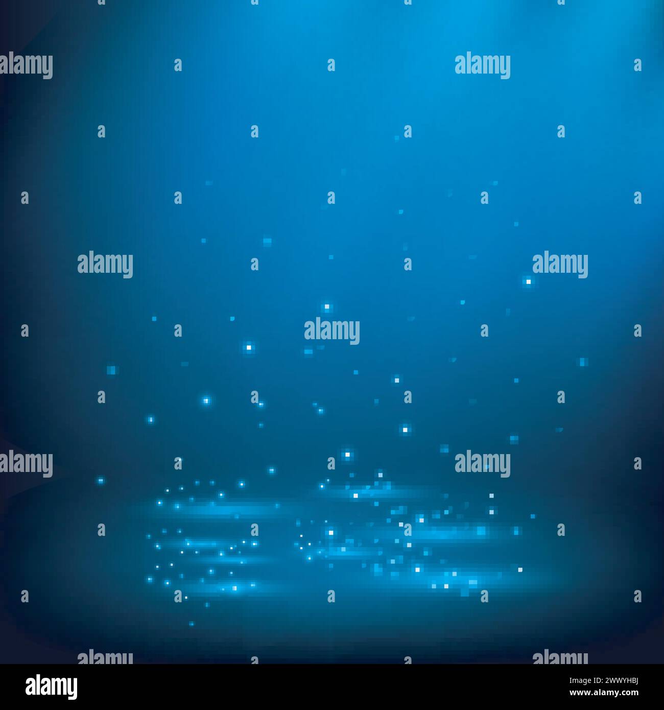 Blue spotlights shining with sparkles, Vector Illustration Stock Vector ...