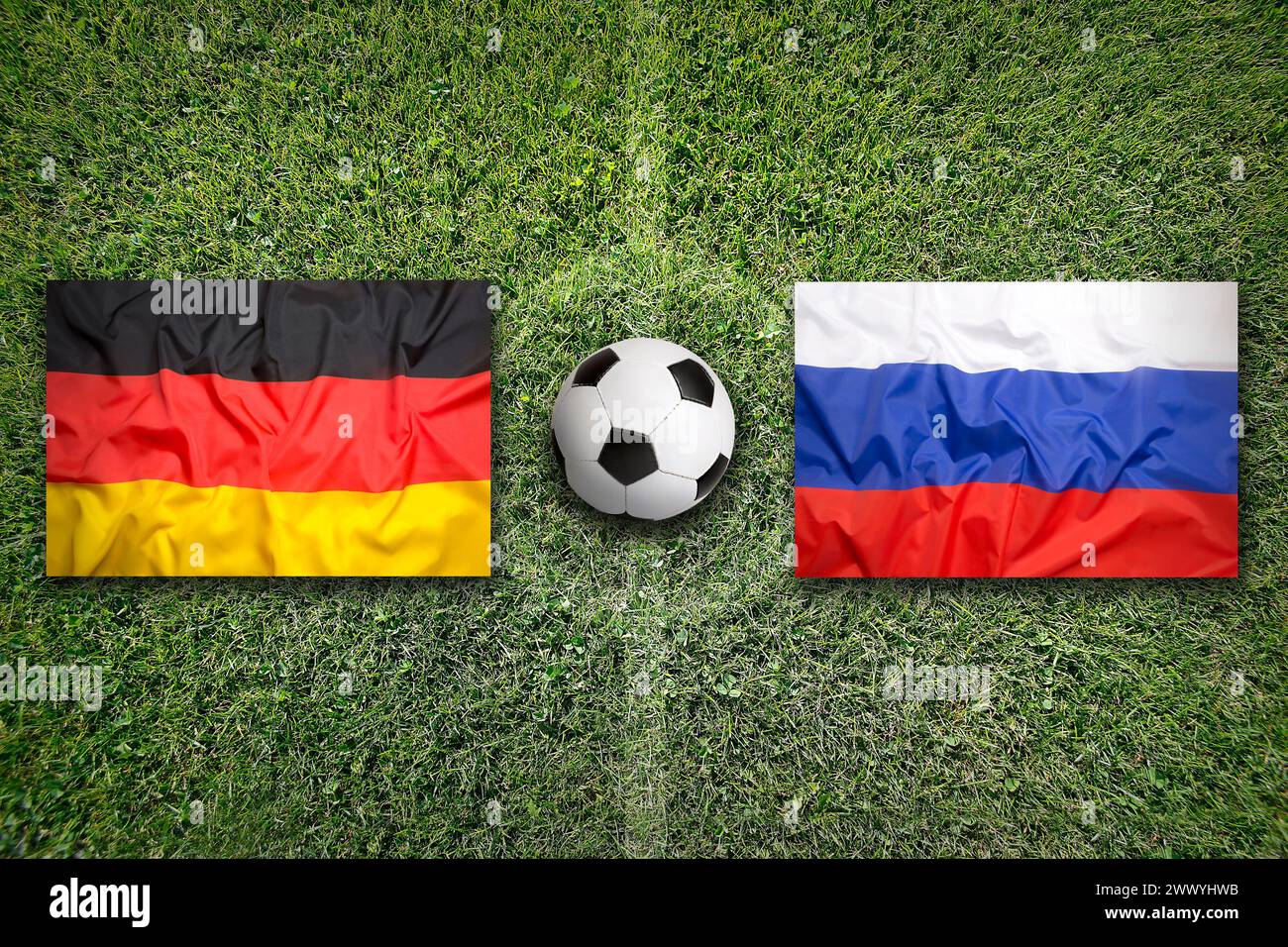 Flags of russia and germany hi-res stock photography and images - Alamy