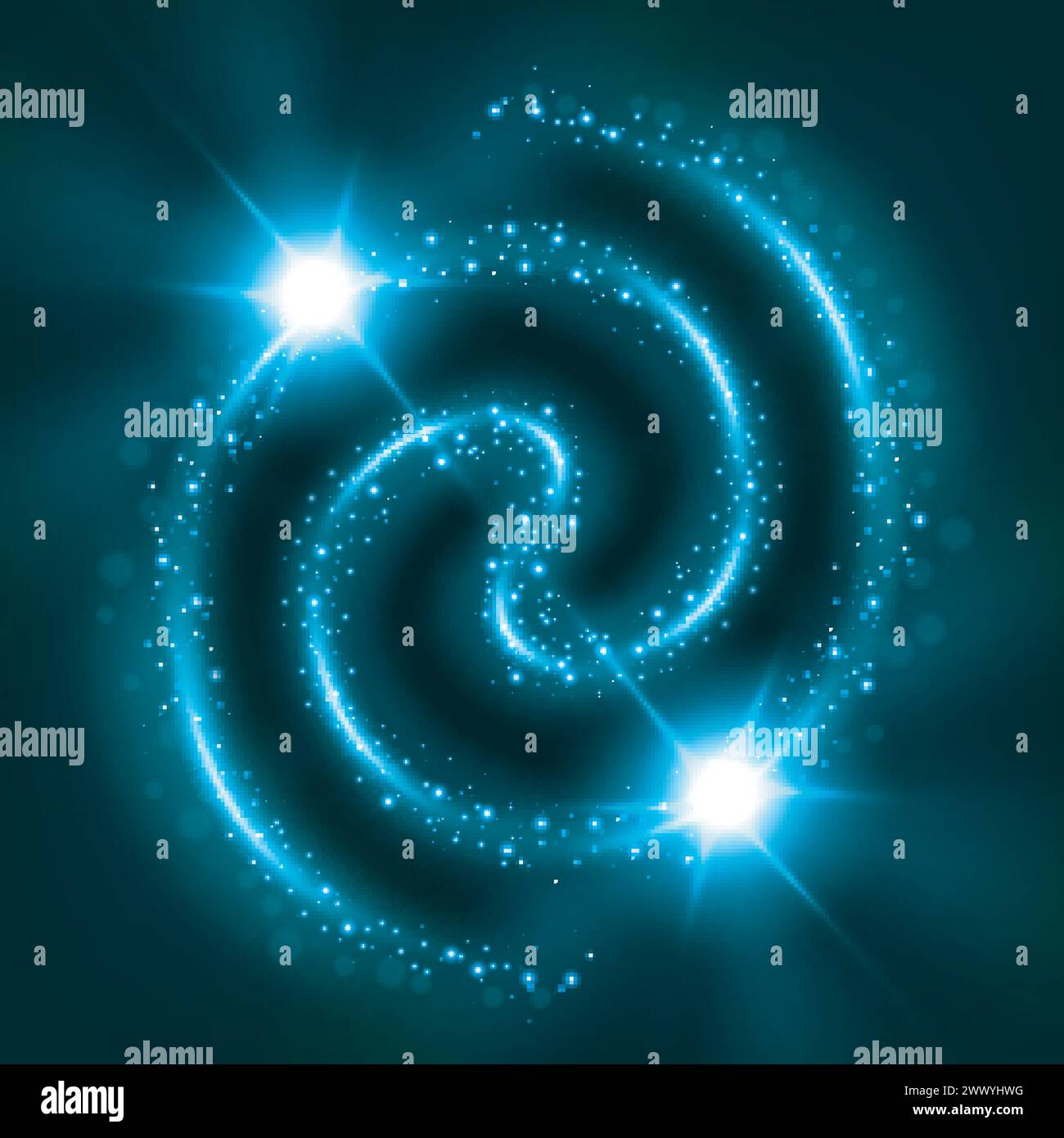 Bubble swirl effect spiral Stock Vector Images - Alamy