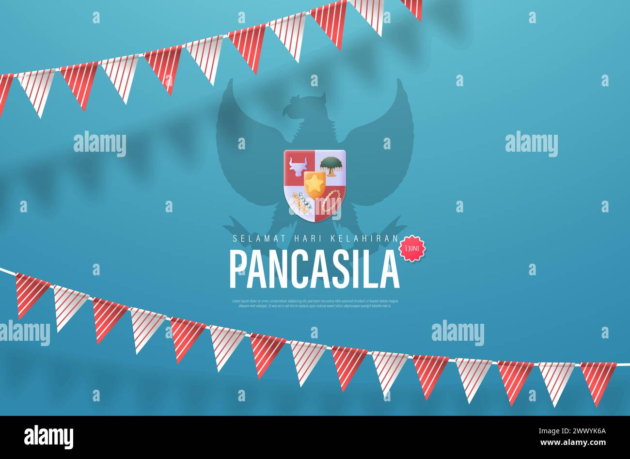 Selamat Hari Lahir Pancasila Translation : The Day of Birth of ...