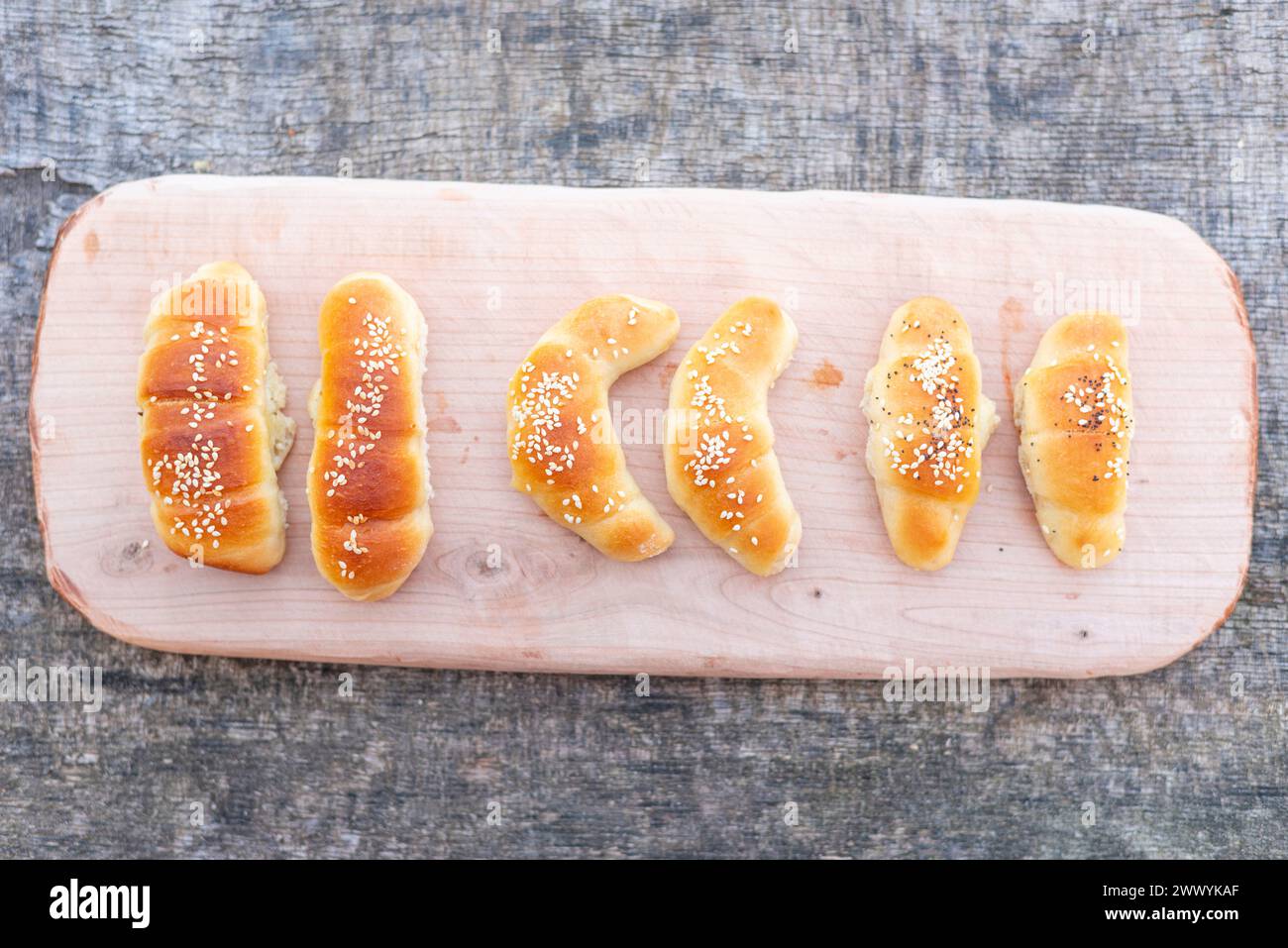 Woman preparing roll out hi-res stock photography and images - Alamy