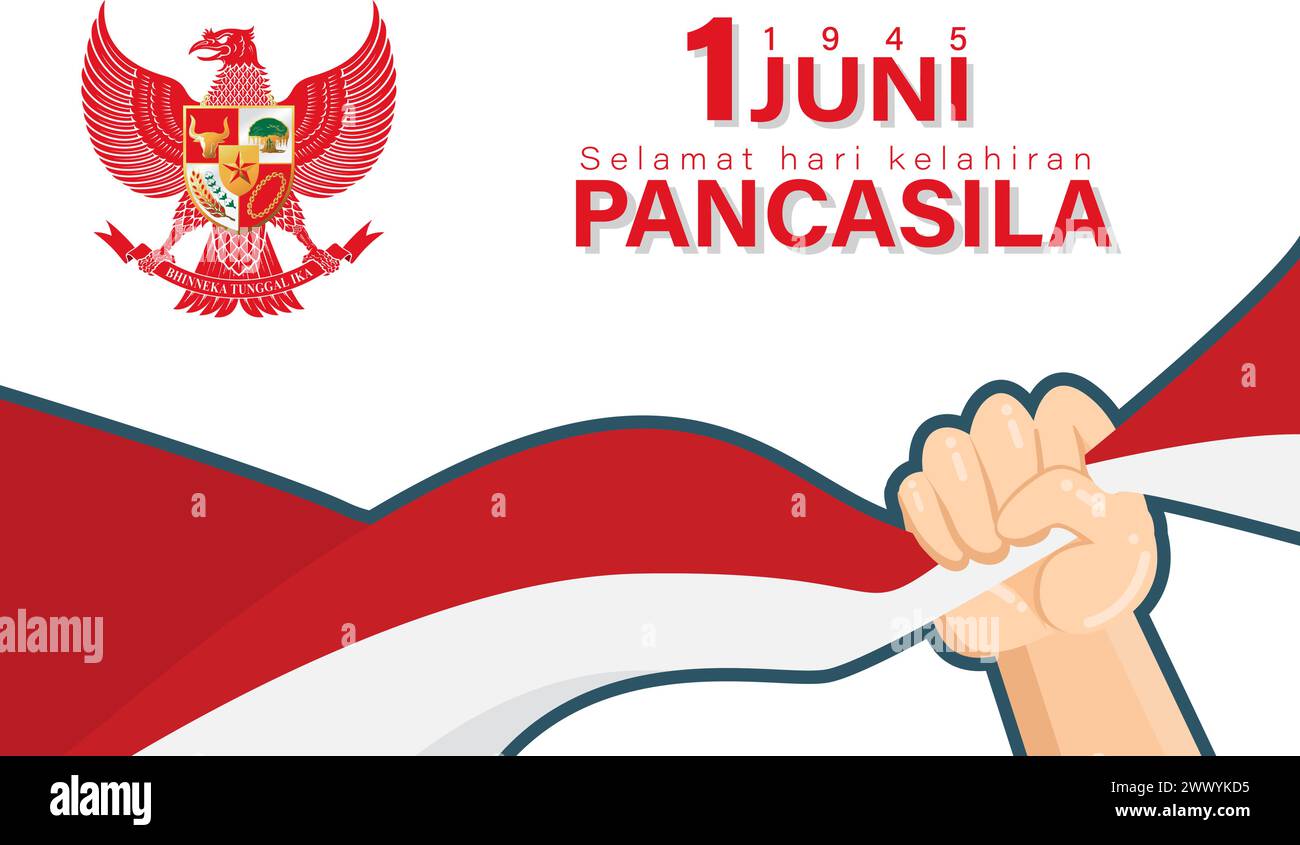 Selamat Hari Lahir Pancasila Translation : The Day of Birth of ...