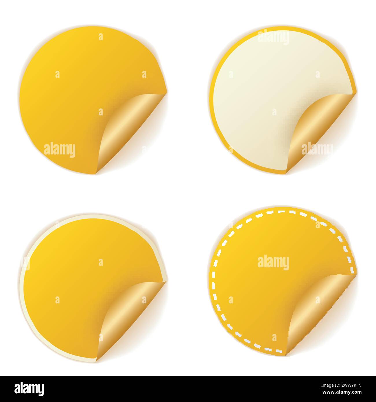 Gold stickers hi-res stock photography and images - Alamy