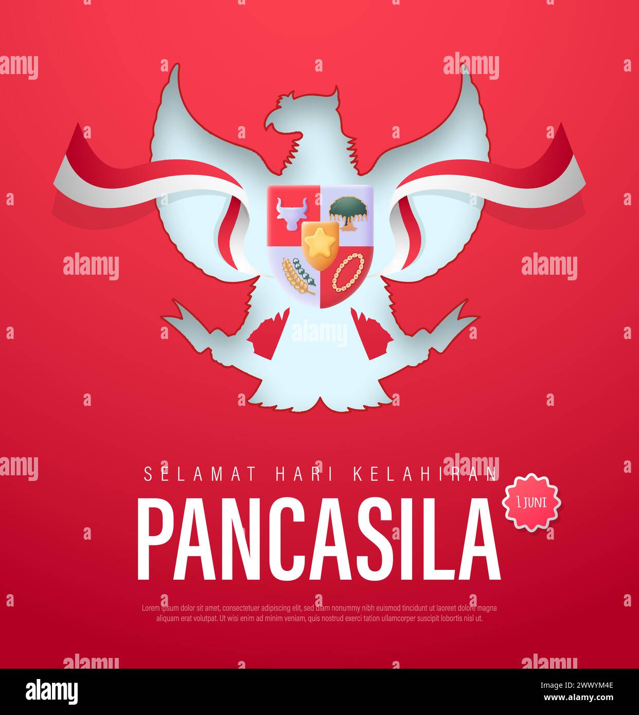 Selamat Hari Lahir Pancasila Translation : The Day of Birth of ...