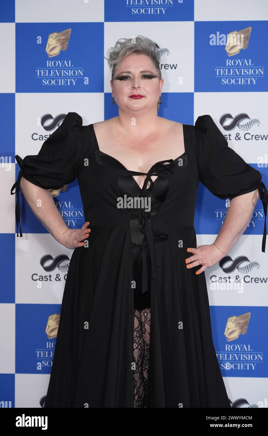 Siobhan McSweeney arrives for the Royal Television Society Programme ...