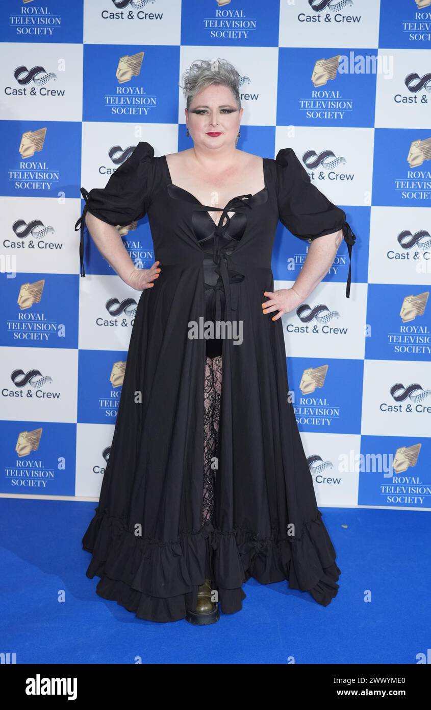 Siobhan McSweeney arrives for the Royal Television Society Programme ...