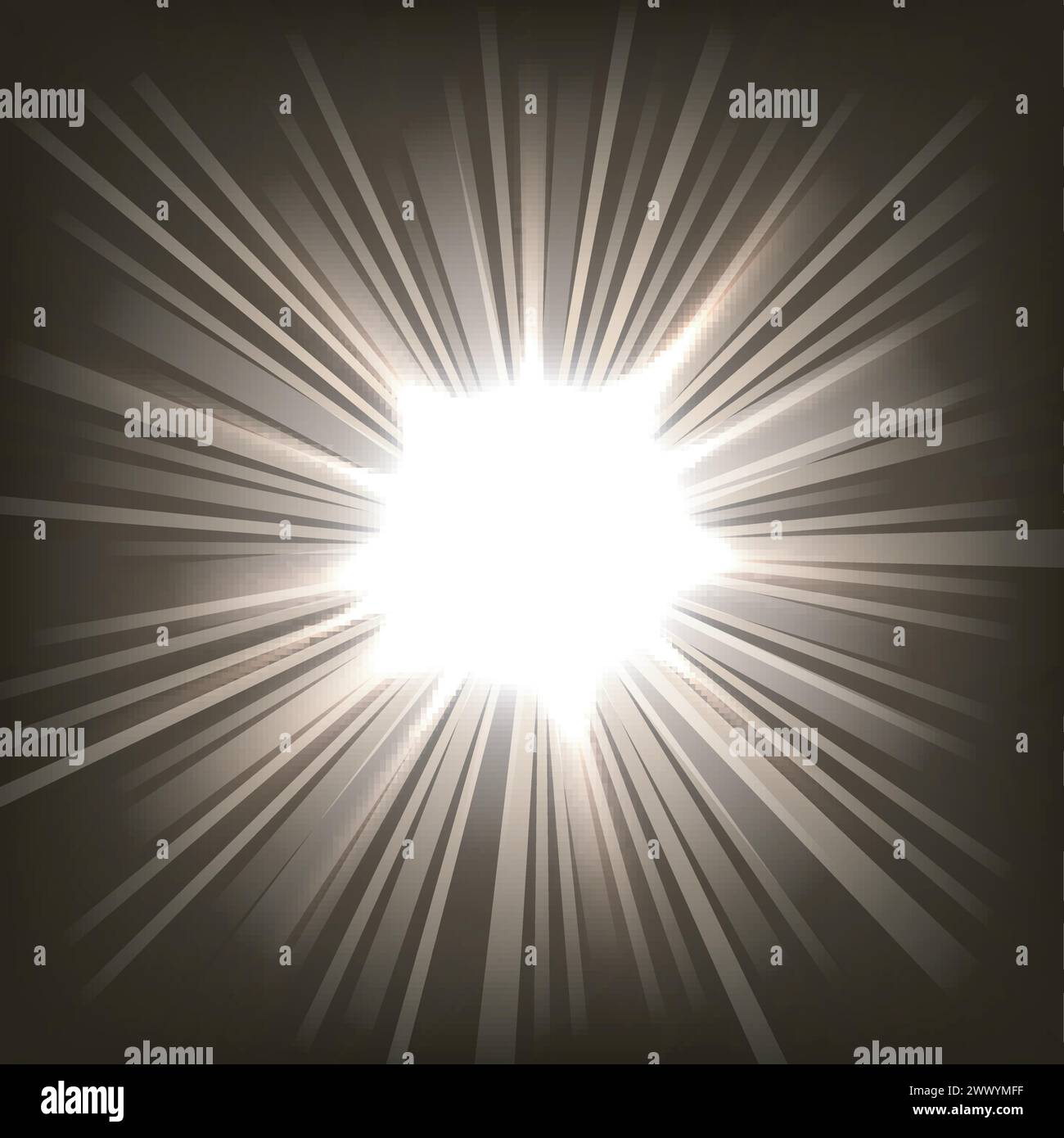 Illuminated Light In Darkness, Vector Illustration Stock Vector Image ...