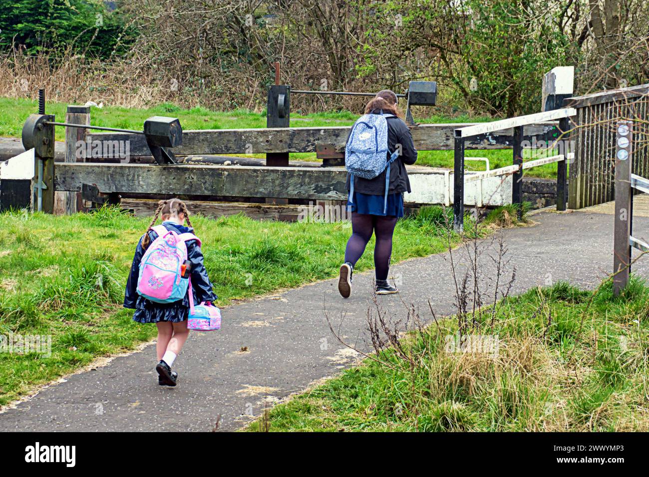 Glasgow, Scotland, UK. 26th March, 2024: UK Weather: Sunny spring ...