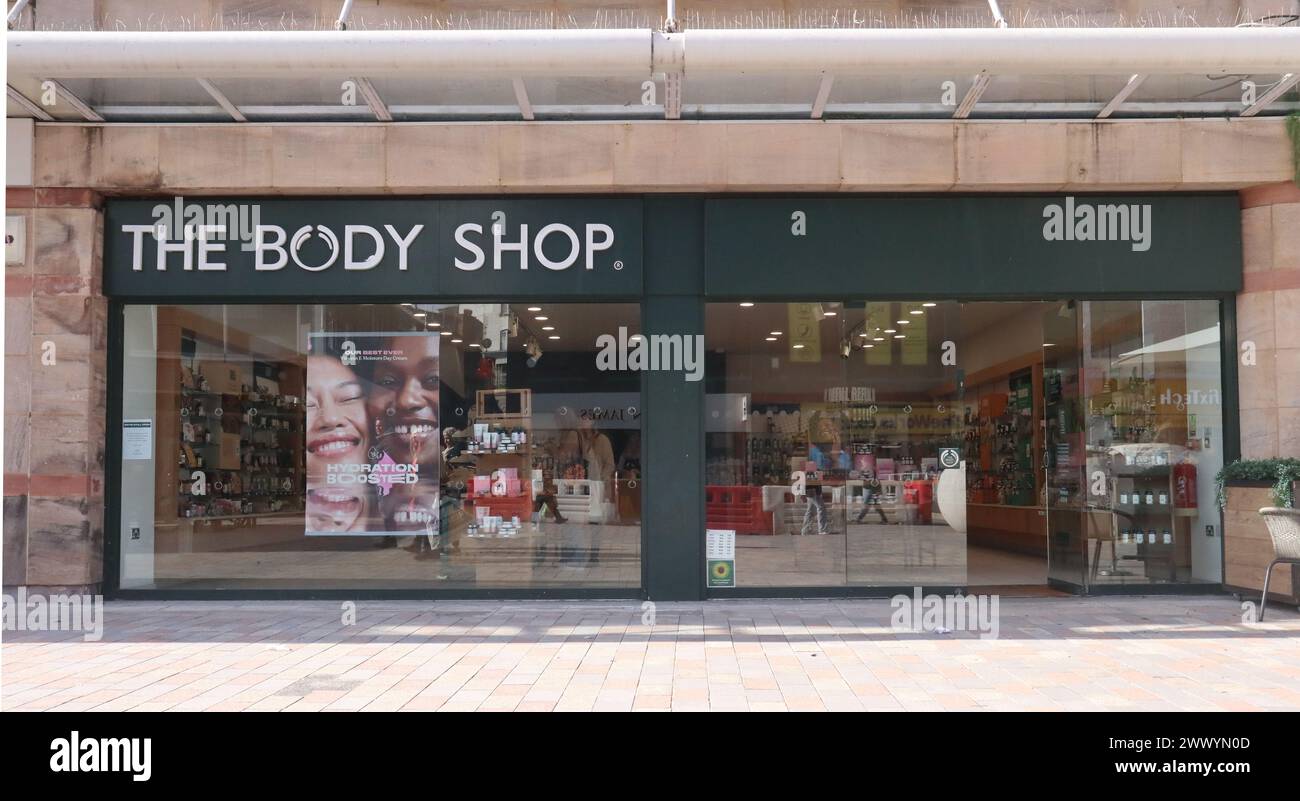 Stockport England UK 24th March 2024 Body Shop in Stockport, Greater ...