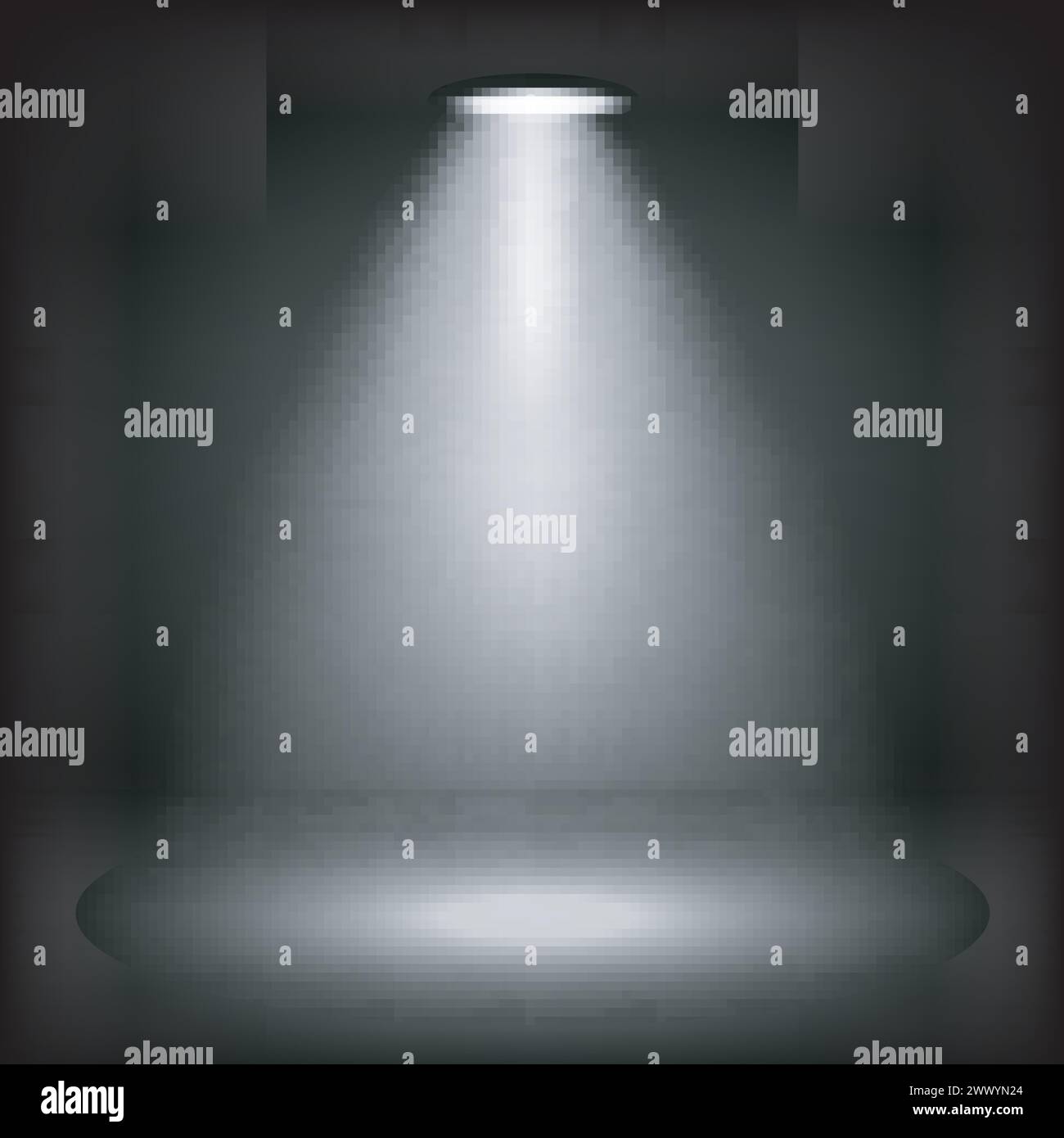 Spotlight beam vector vectors Black and White Stock Photos & Images - Alamy
