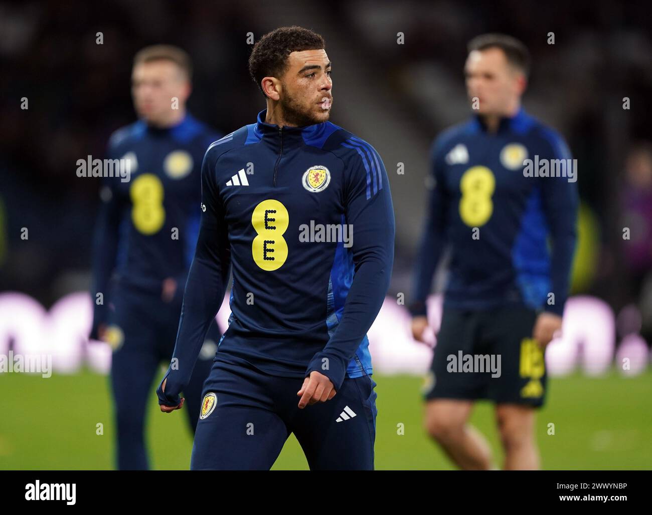 Scotland's Che Adams ahead of a international friendly match at Hampden ...