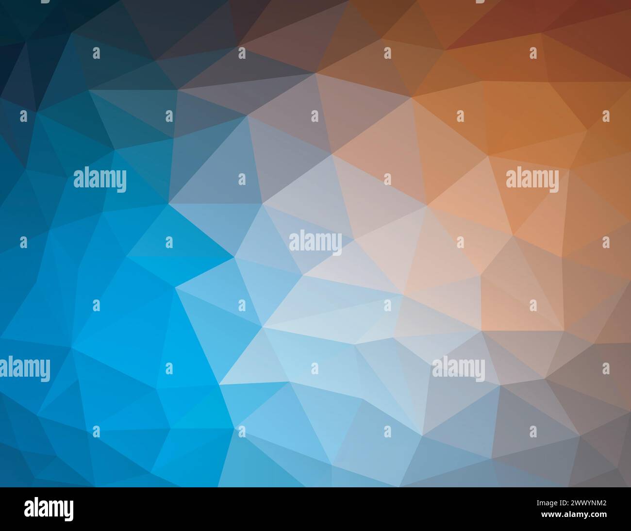 Abstract Nature Geometric Triangular Low Poly Background Vector