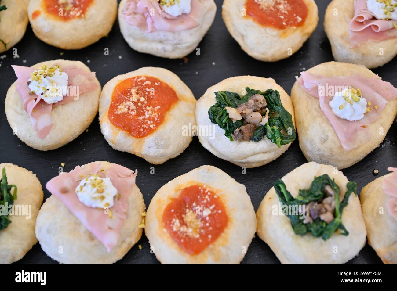 Fried pizza options hi-res stock photography and images - Alamy