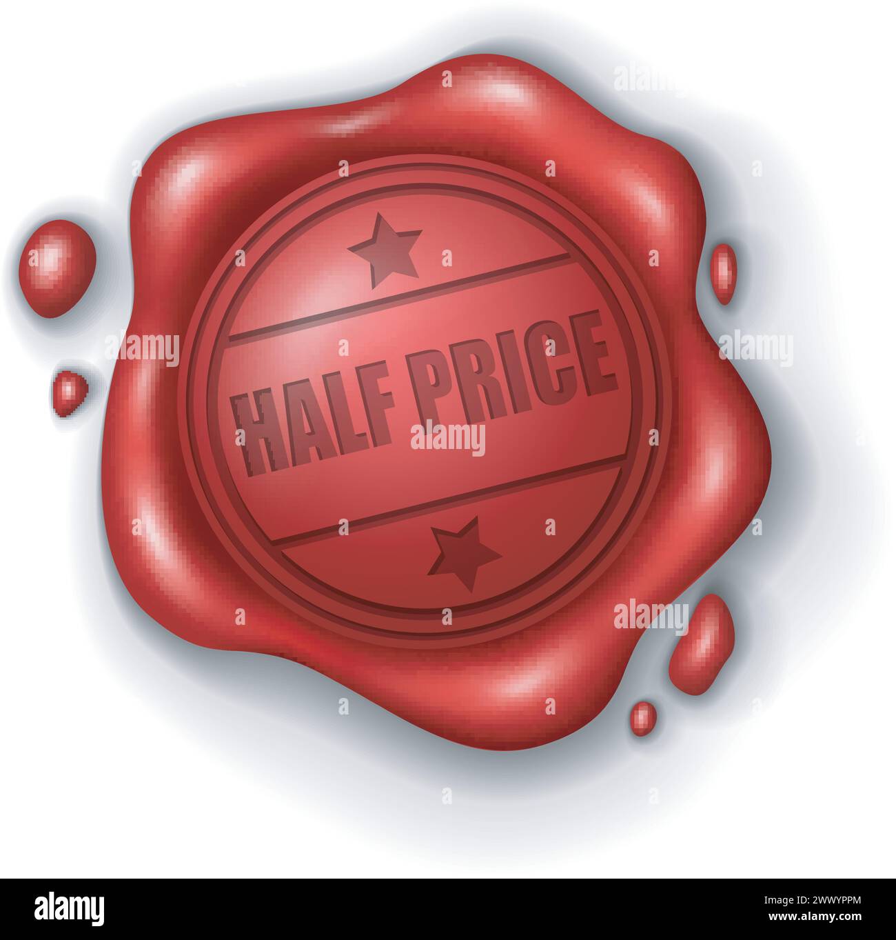 Half price sale stamp hi-res stock photography and images - Alamy