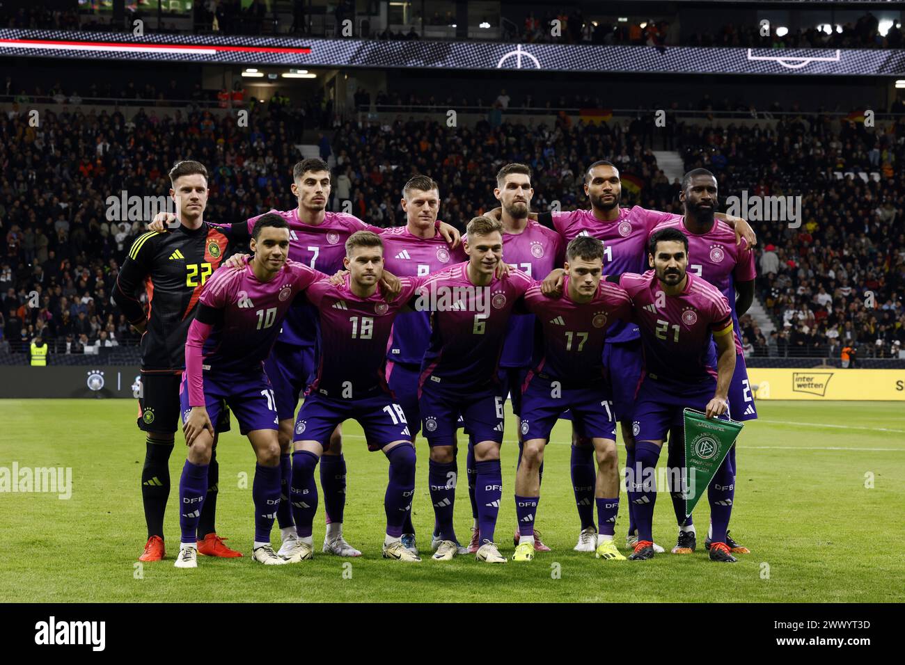 FRANKFURT - Top row (l-r) Germany goalkeeper Marc-Andre ter Stegen, Kai ...
