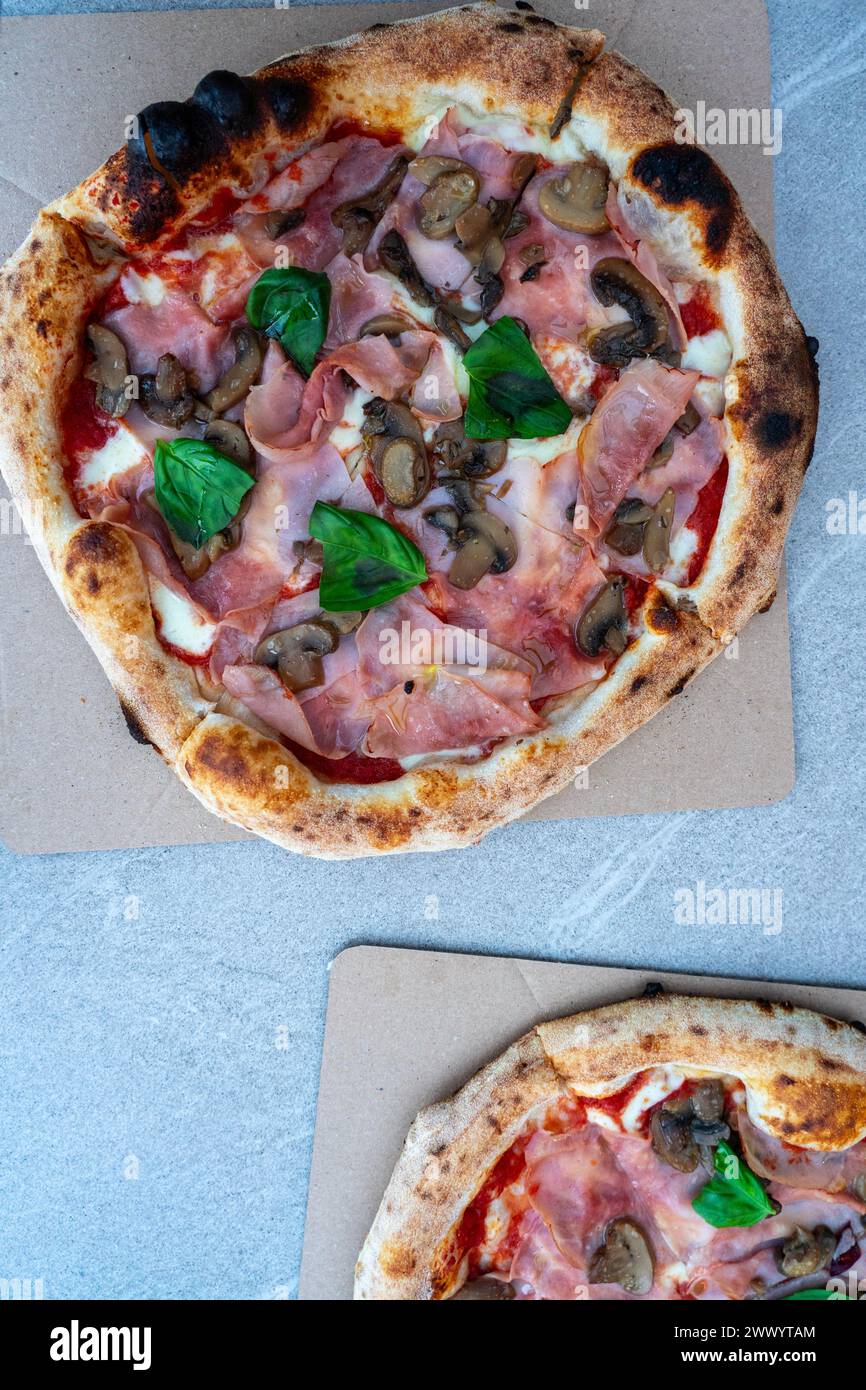 pizza napoli in Siofok Hungary fast food restaurant Stock Photo - Alamy
