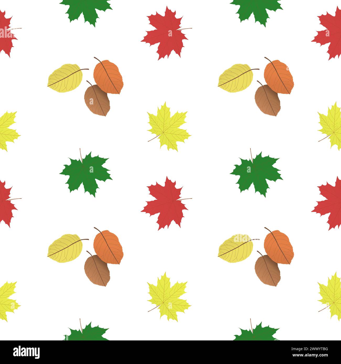 Vivid colours leaves Stock Vector Images - Alamy