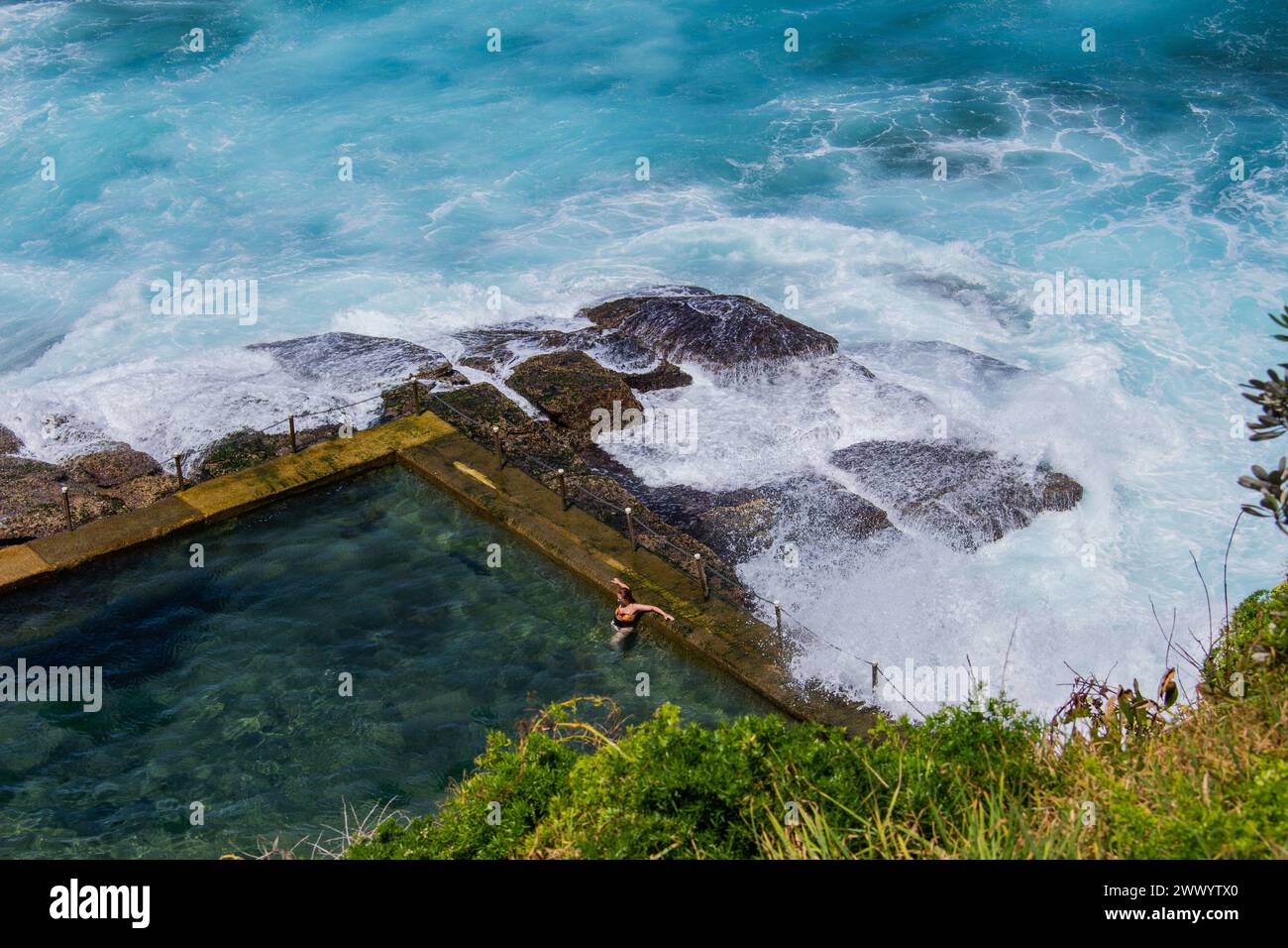 A Rock pool in Australia, NSW Stock Photo - Alamy