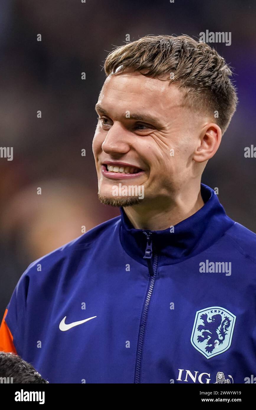 Frankfurt Am Main, Germany. 26th Mar, 2024. FRANKFURT AM MAIN, GERMANY - MARCH 26: goalkeeper ...