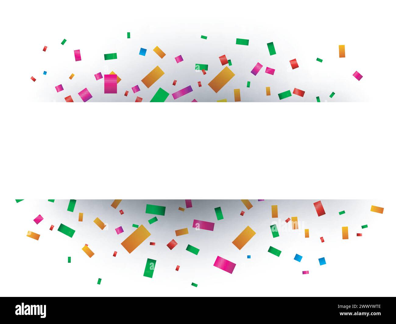 Scattered confetti Stock Vector Images - Alamy