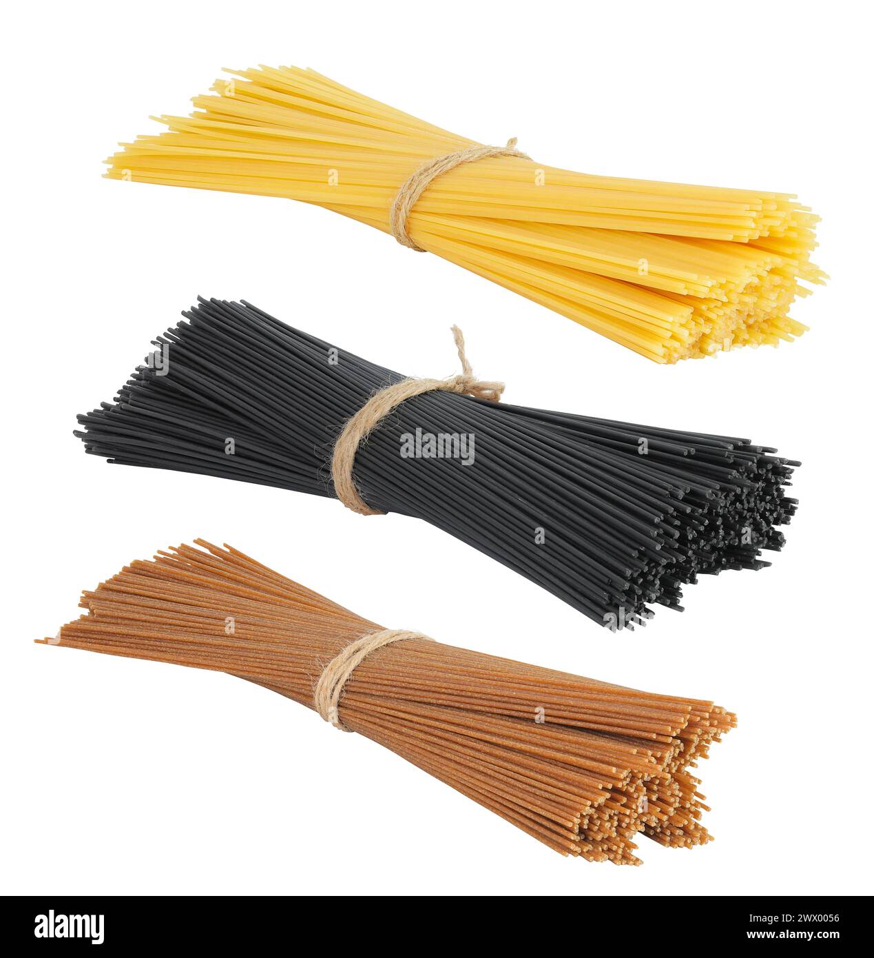Spaghetti pasta tied rope Cut Out Stock Images & Pictures - Alamy