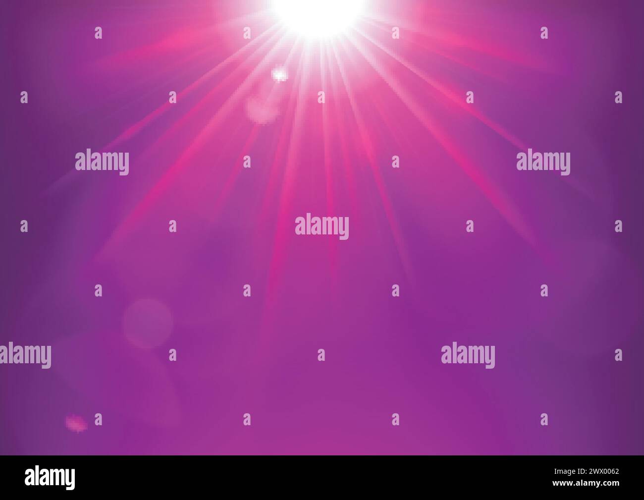 Violet Lights Shining With Lens Flare, Vector Illustration Stock Vector ...