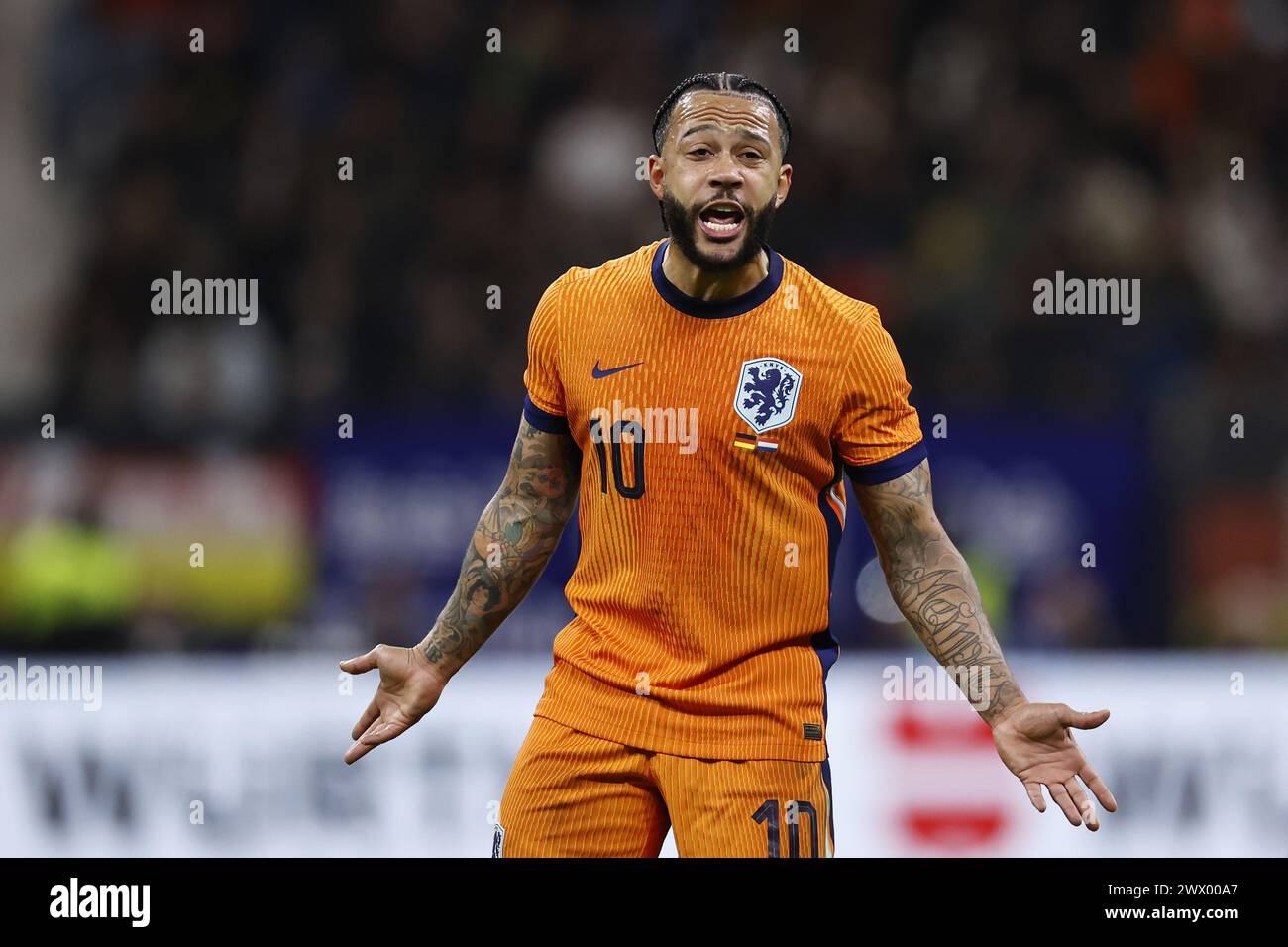 FRANKFURT - Memphis Depay of Holland during the friendly Interland ...