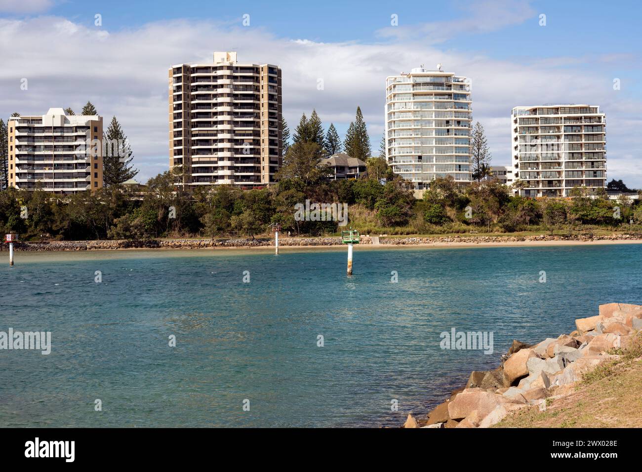 Apartments at Point Cartwright, Queensland, Australia from Mooloolaba ...
