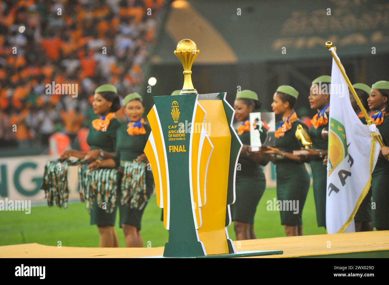 ABIDJAN, COTE D I VOIRE - FEBRUARY 11: Cup during the TotalEnergies Caf ...