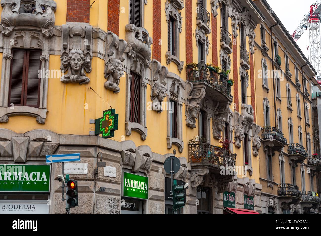 Milan, Italy - 30 March 2022: Porta Venezia is one of the historical ...